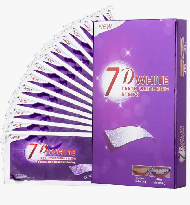 5D & 7D Gel Teeth Whitening Strips – مباهج كله مباهج