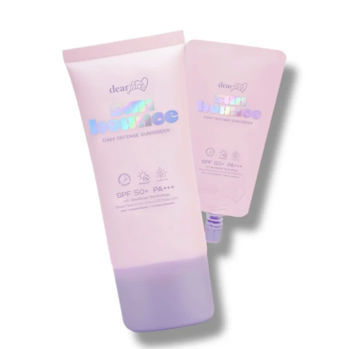 +++Dear Face Sun Bounce Daily Defense Sunscreen SPF-50+ PA – مباهج كله ...